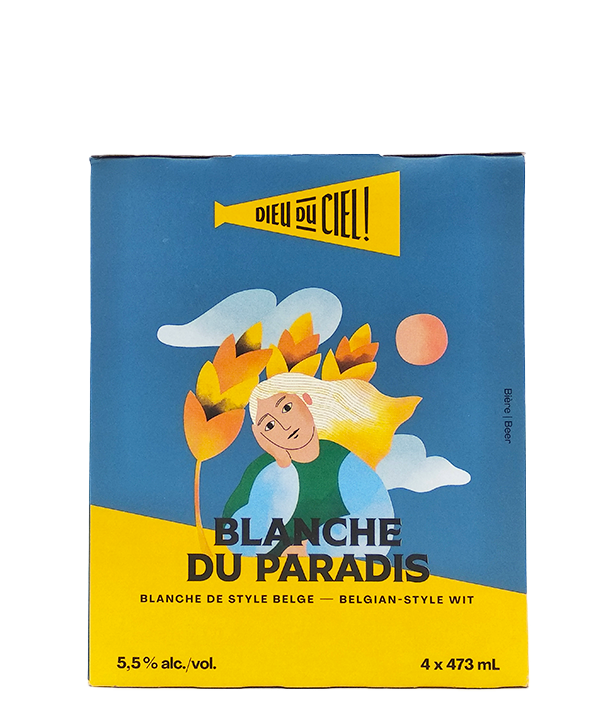 Blanche du paradis (4-pack) - Dieu du ciel - Livraison Montréal – Veux ...